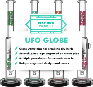 Arcatek Glass Water Pipes- Premium Glass for Dry Herb